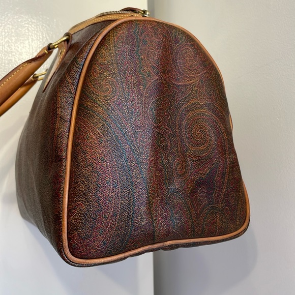 Etro | Bags | Vintage Etro Paisley Satchel Boston Bag | Poshmark